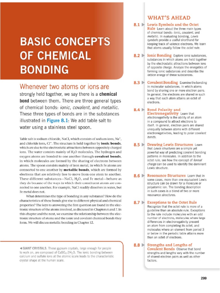Chemical Bonding PDF Chemical Polarity Chemical Bond