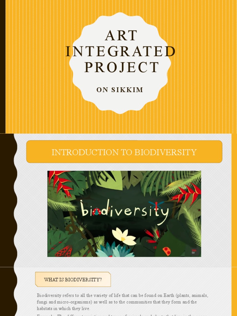 ART Integrated Project: On Sikkim | PDF | Biodiversity | Ecology