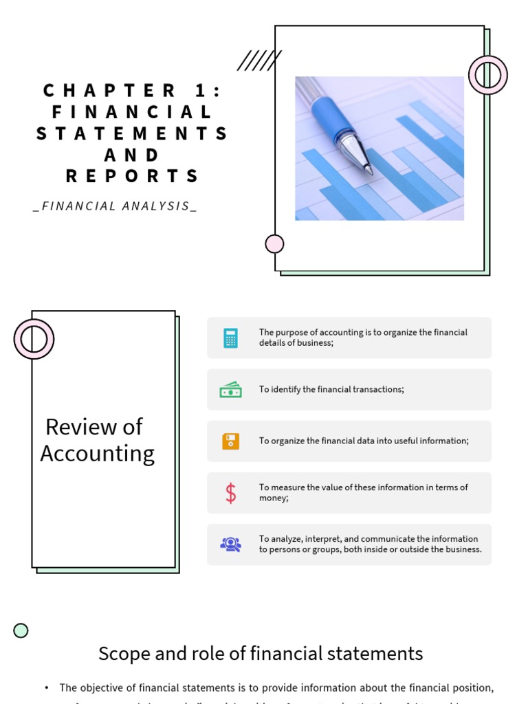 Chapter 1 - Financial Statements and Reports | PDF | Equity (Finance ...