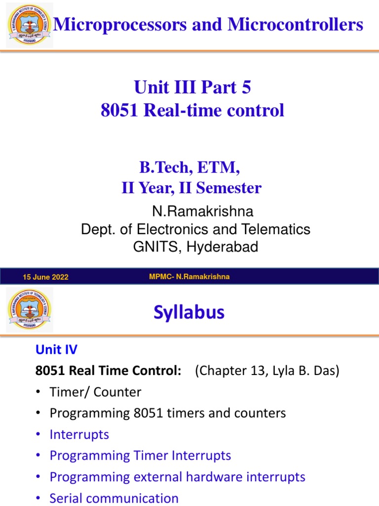 8051 Interrupts & Serial Communication | PDF | Microcontroller | Electrical Engineering