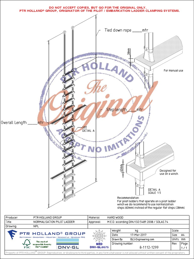 .Pilot Ladder B Type With Tie Down Rope | PDF | Manufactured Goods