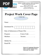 IGNOU Assessment Sheet Template | PDF | Career & Growth