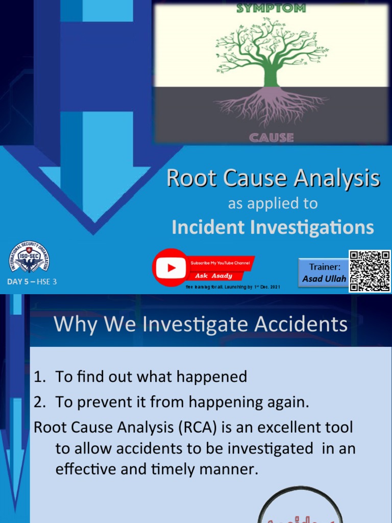 Root Cause Analysis for Incident Investigations | PDF | Human Resources