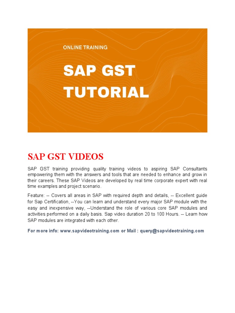 Sap GTS | PDF | Business