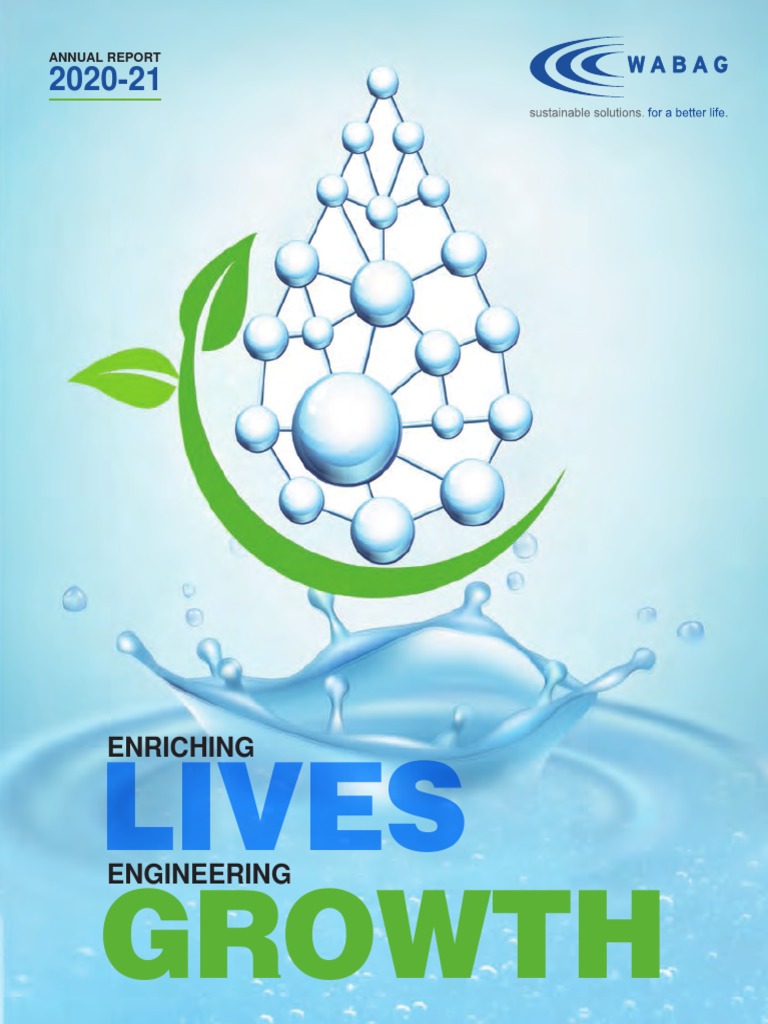 Wabag Annual - Report - 2020-21 | PDF | Sewage Treatment | Sustainability