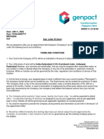 Capgemini Offer Letter | PDF | Business