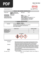 MSDS For Fyrquel EHC-N | PDF | Dangerous Goods | Toxicity