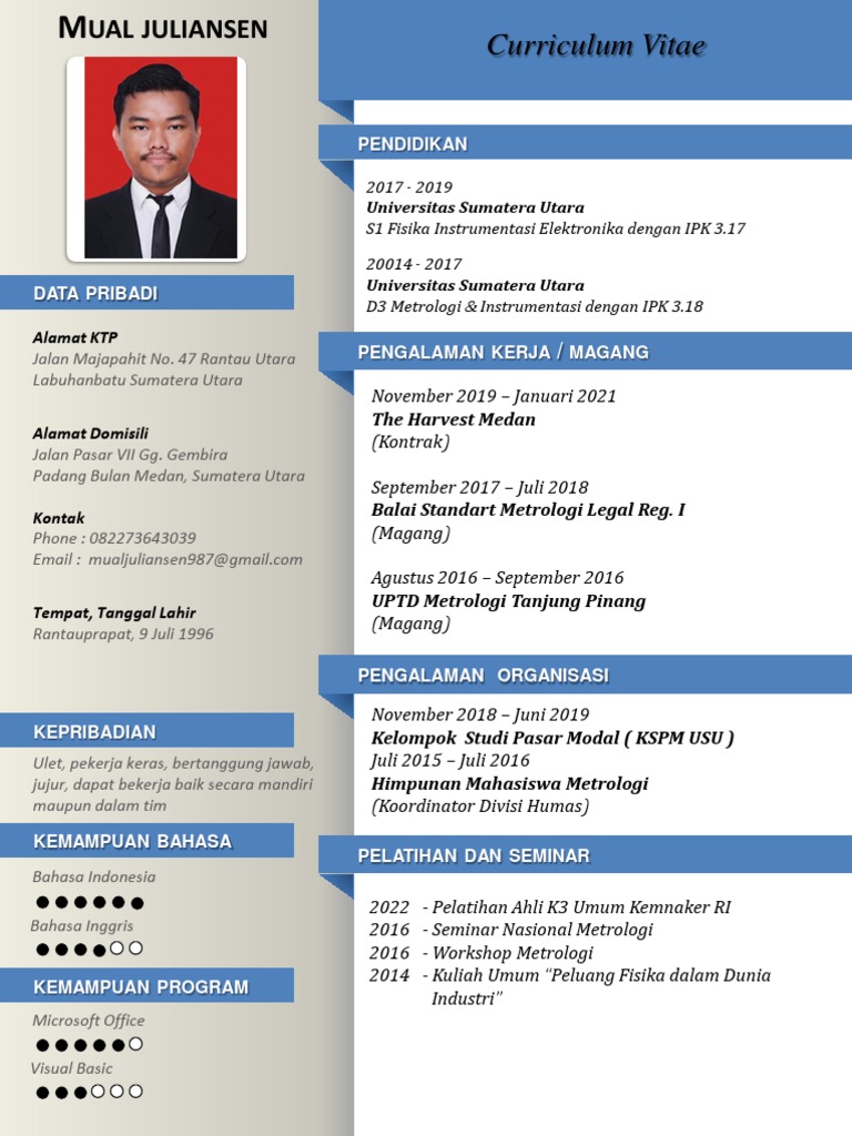 CV Terbaru Mual | PDF