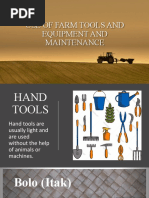 Farm Tools and Their Uses | PDF | Plough | Natural Resource Management