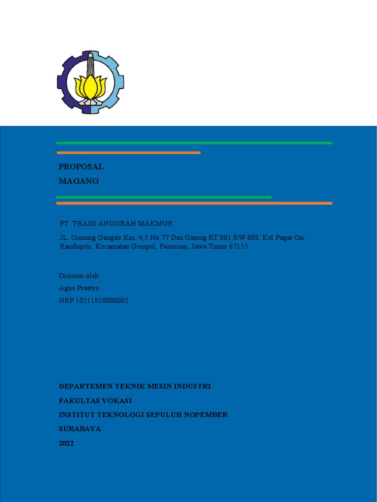 Proposal Magang Agus | PDF