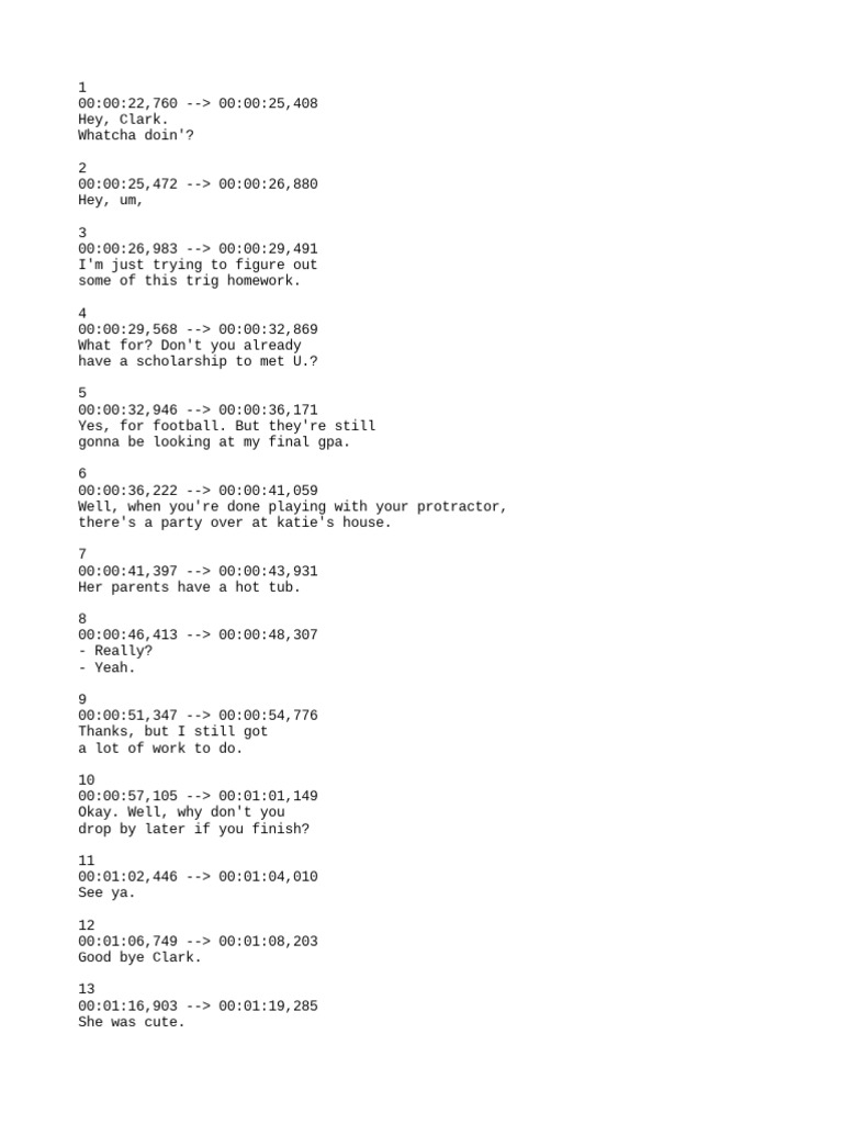 Smallville - 4x11 - Unsafe - en | PDF