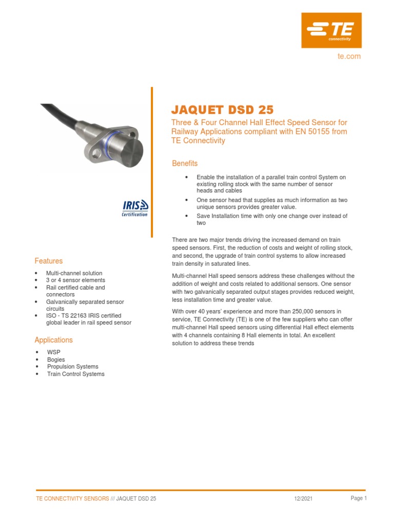 ENG DS DSD 25 Family A4 | PDF | Electrical Connector | Phase (Waves)