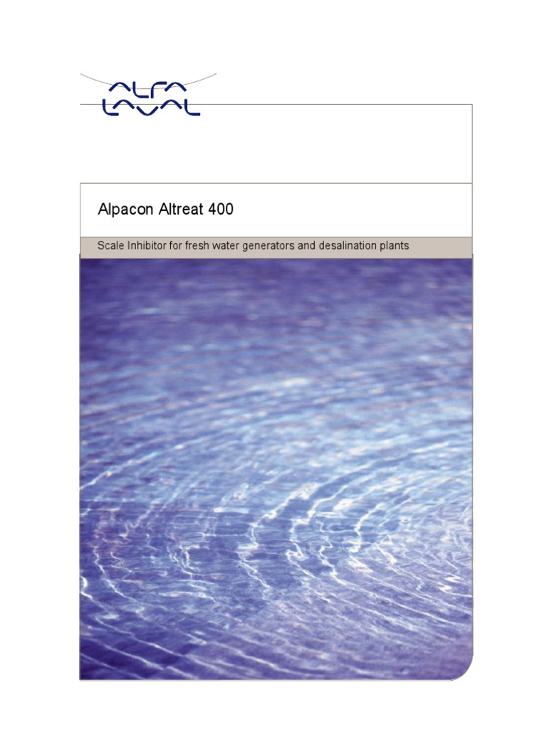 Alpacon Altreat 400 | PDF | Solubility | Polymers