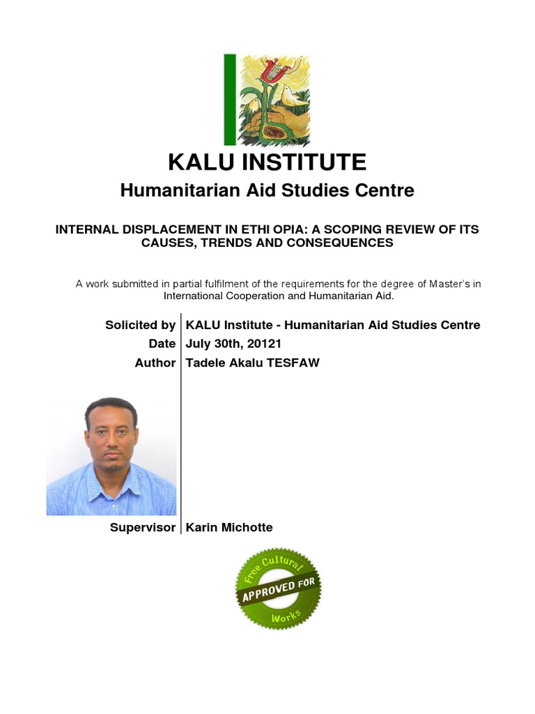 EN Internal Displacement in Ethiopia A Scoping Review of Its Causes Trends and Consequences ...