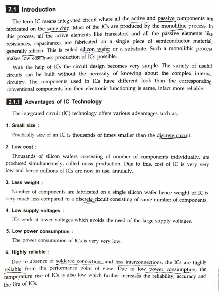 Beee Unit-Ii | PDF | Operational Amplifier | Integrated Circuit