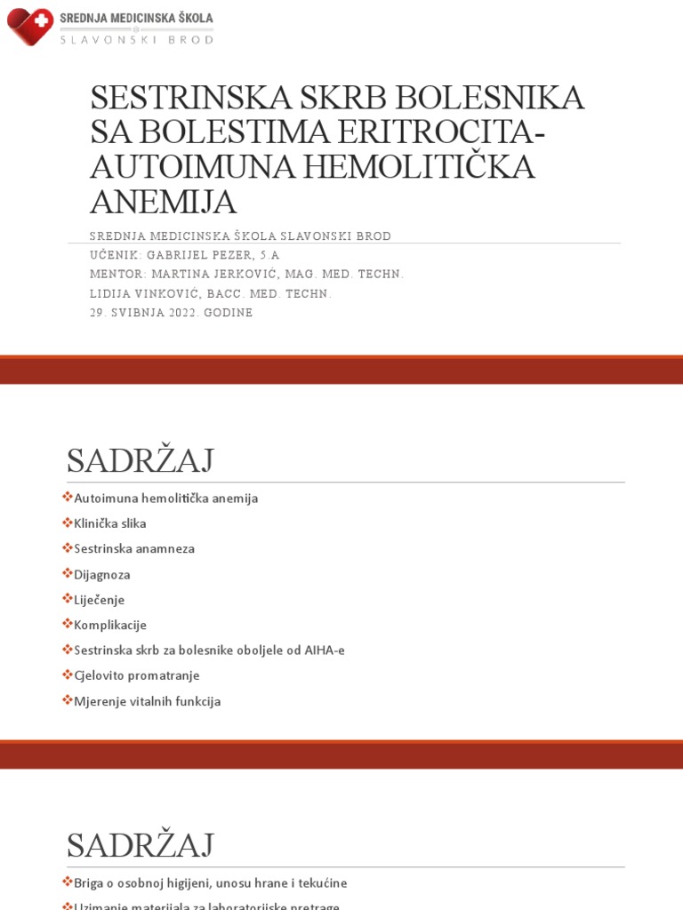 Autoimuna Hemolitička Anemija | PDF