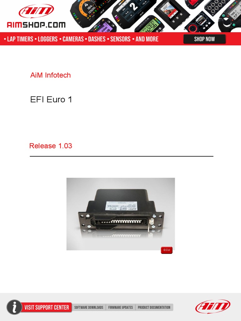 Efi Euro 1: Aim Infotech | PDF | Throttle | Systems Engineering