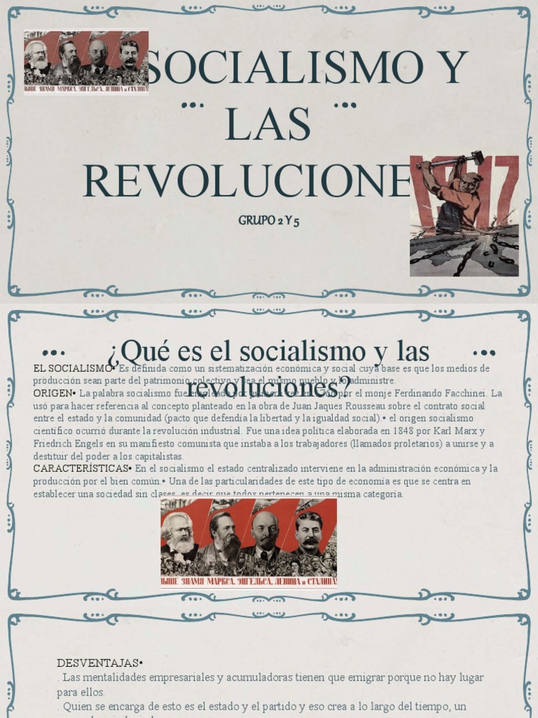 Socialismo y sus Revoluciones Históricas | PDF | Socialismo | Comunismo
