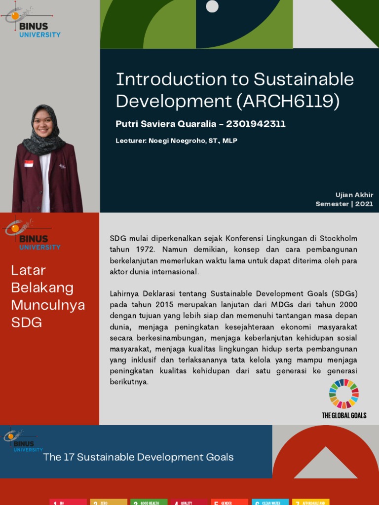 Introduction To Sustainable Development (SDGs Dan Studi Kasus SDG/TPB 4 ...