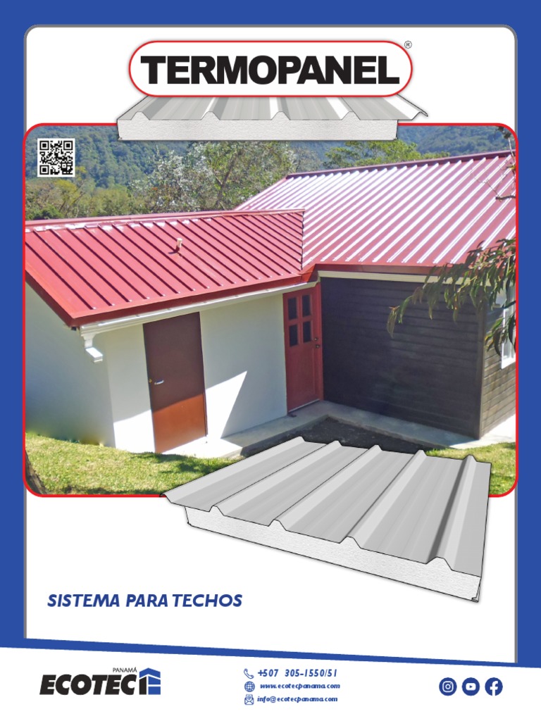 Termopanel Techos& | PDF | Aislamiento térmico | Materiales