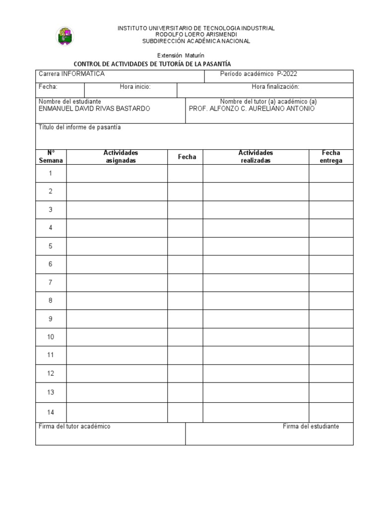 Tutor Academico | PDF | Crecimiento personal y profesional