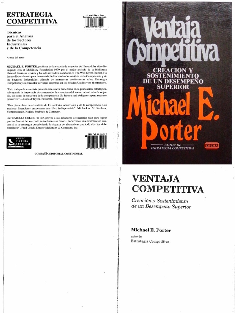 Libro Ventaja Competitiva Michael Porter Completo | PDF