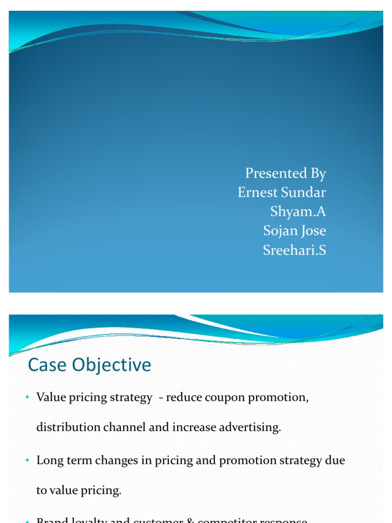 P&G Pricing Strategy Insights | PDF | Pricing | Brand