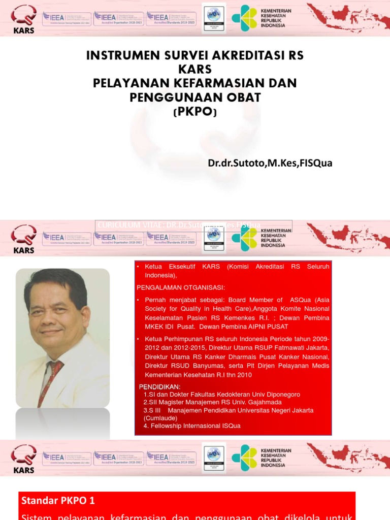 Instrumen Akreditasi PKPO Rumah Sakit | PDF | Pengembangan Diri