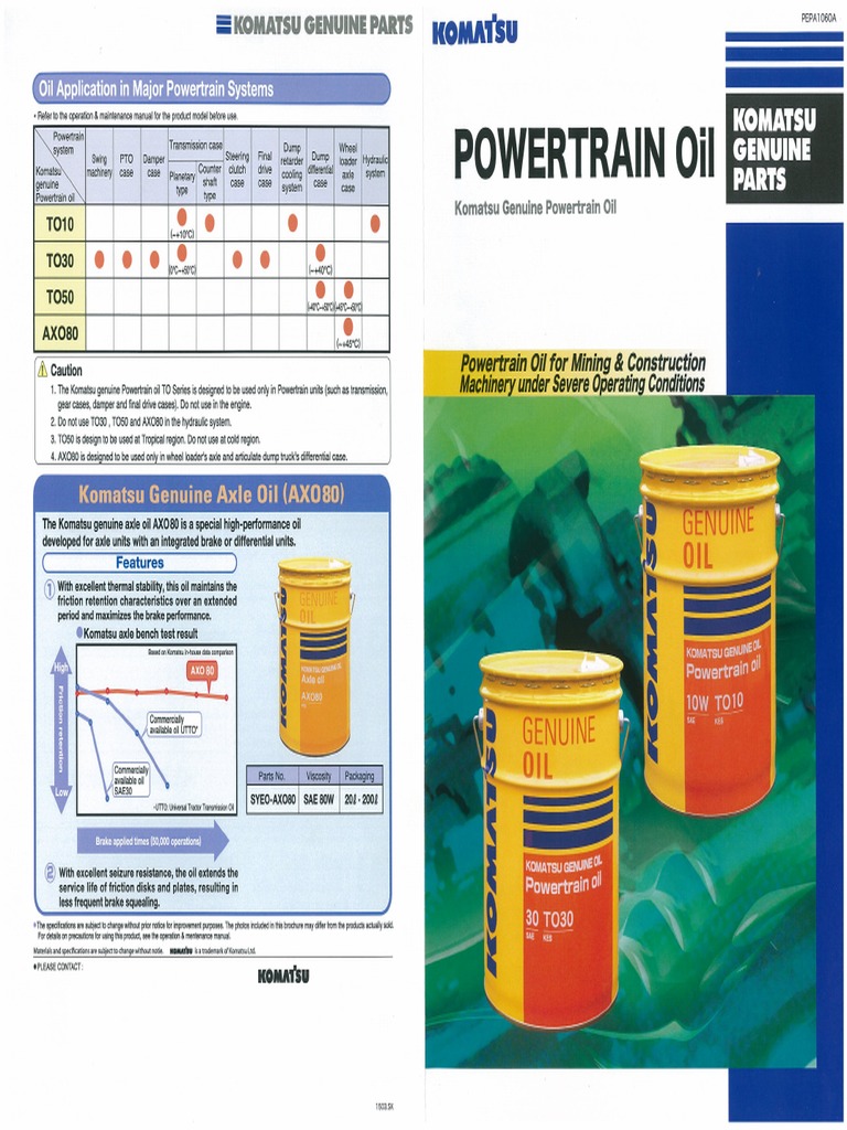 2-2. Oil - Powertrain Oil | PDF