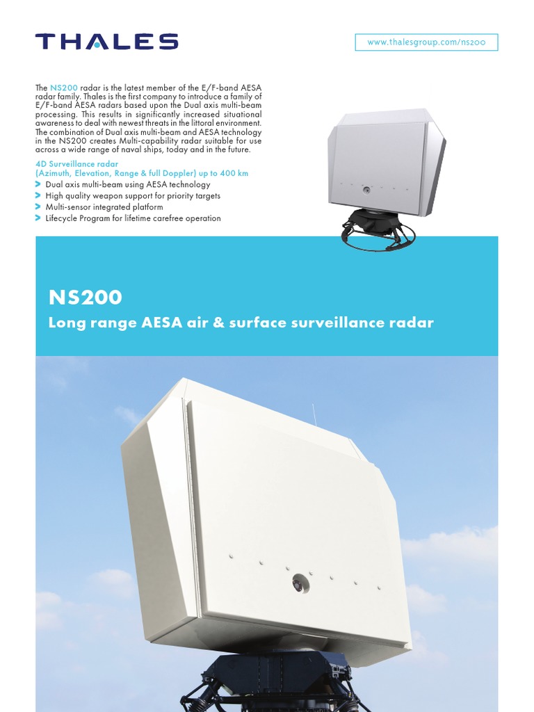 Long Range AESA Air & Surface Surveillance Radar | PDF | Radar | Wireless