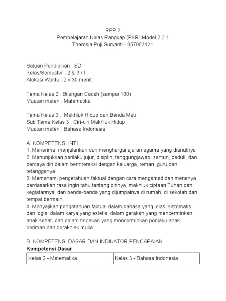 RPP 2 PKR | PDF