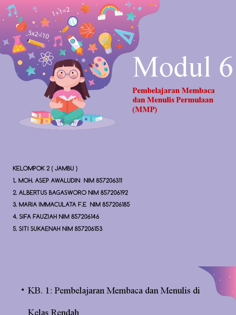 Modul 6 - Pendidikan Bahasa Indonesia Di SD | PDF