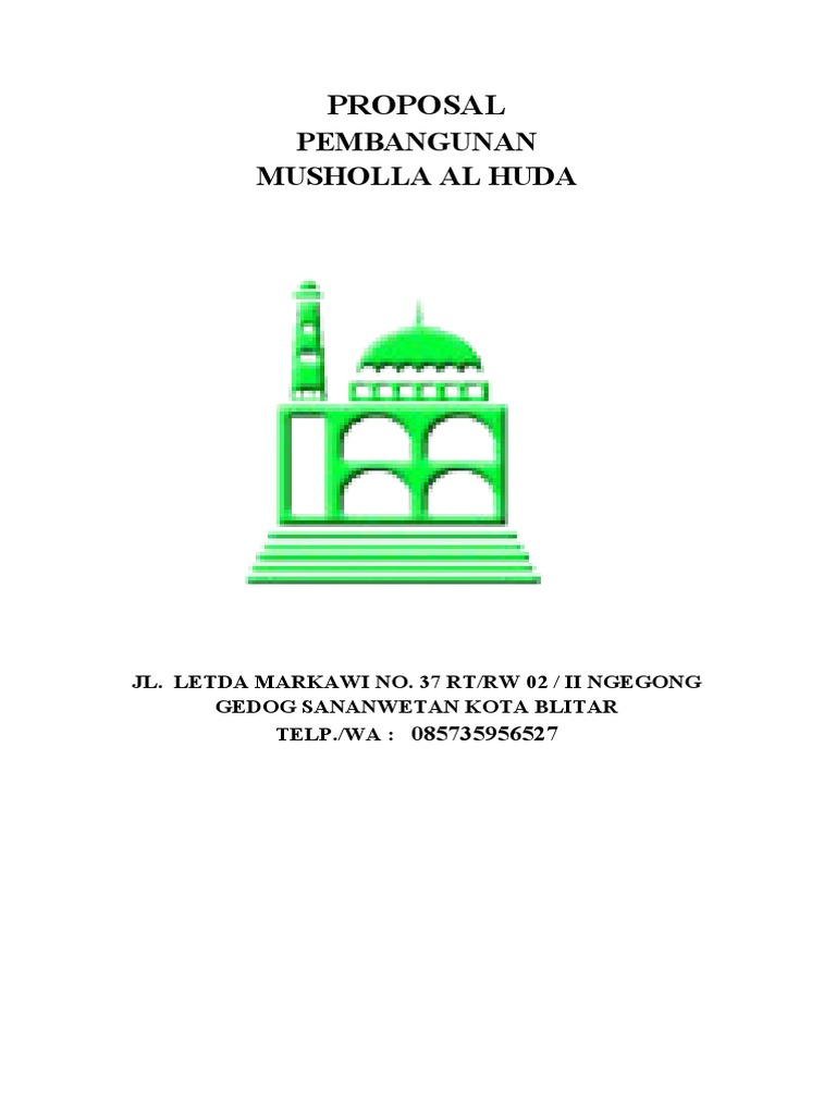 Proposal Musholla Al Huda | PDF