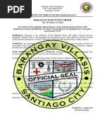 BARANGAY RESOLUTION Badac | PDF