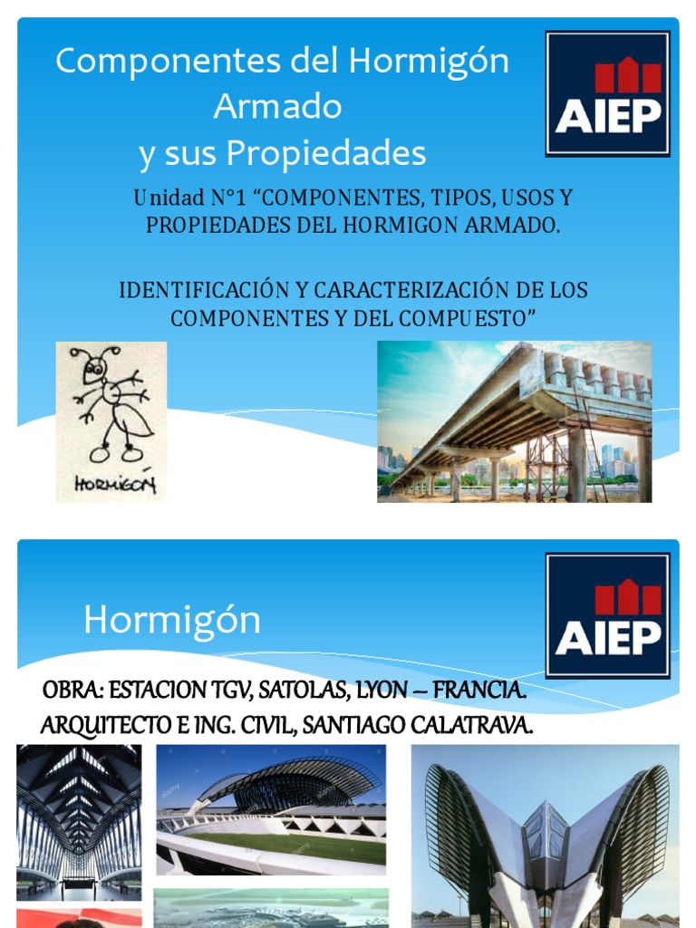 Componentes Del Hormigon Armado | Descargar gratis PDF | Cemento | Hormigón