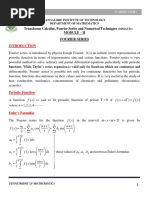 Unit 2 Fourier Series | PDF | Fourier Series | Algebra