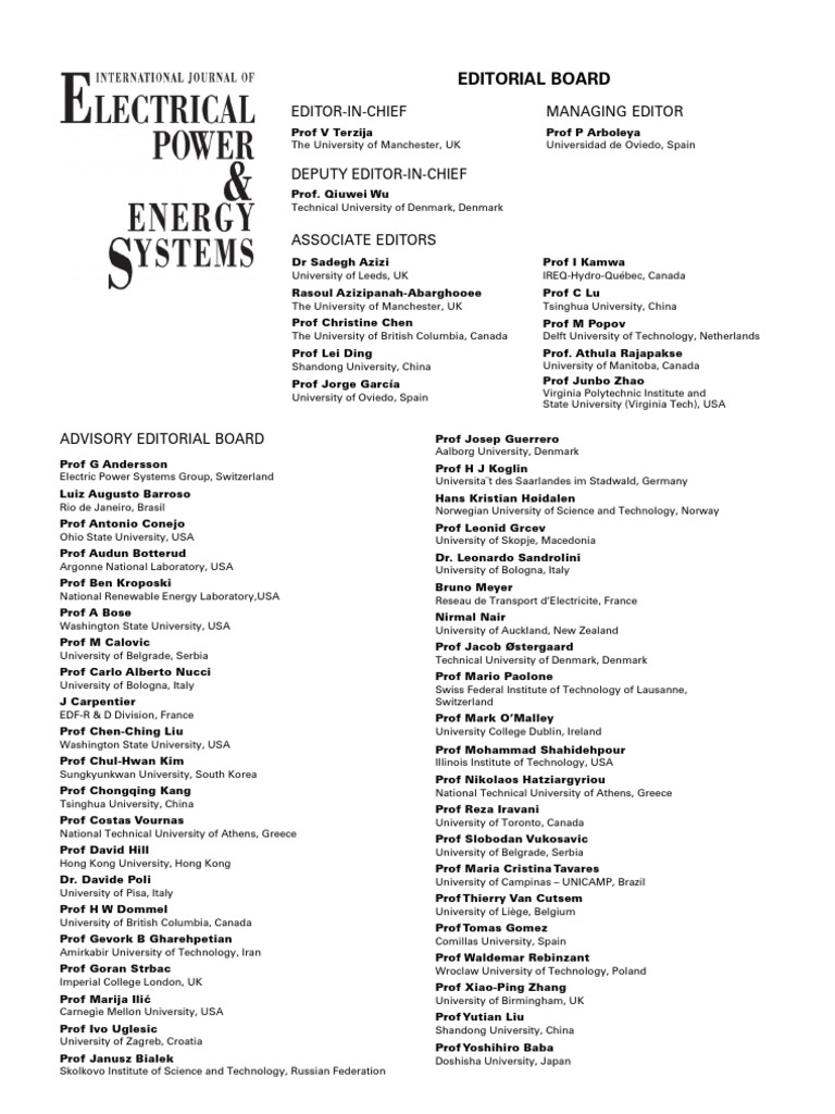 Global Advisory Editorial Board Members | PDF