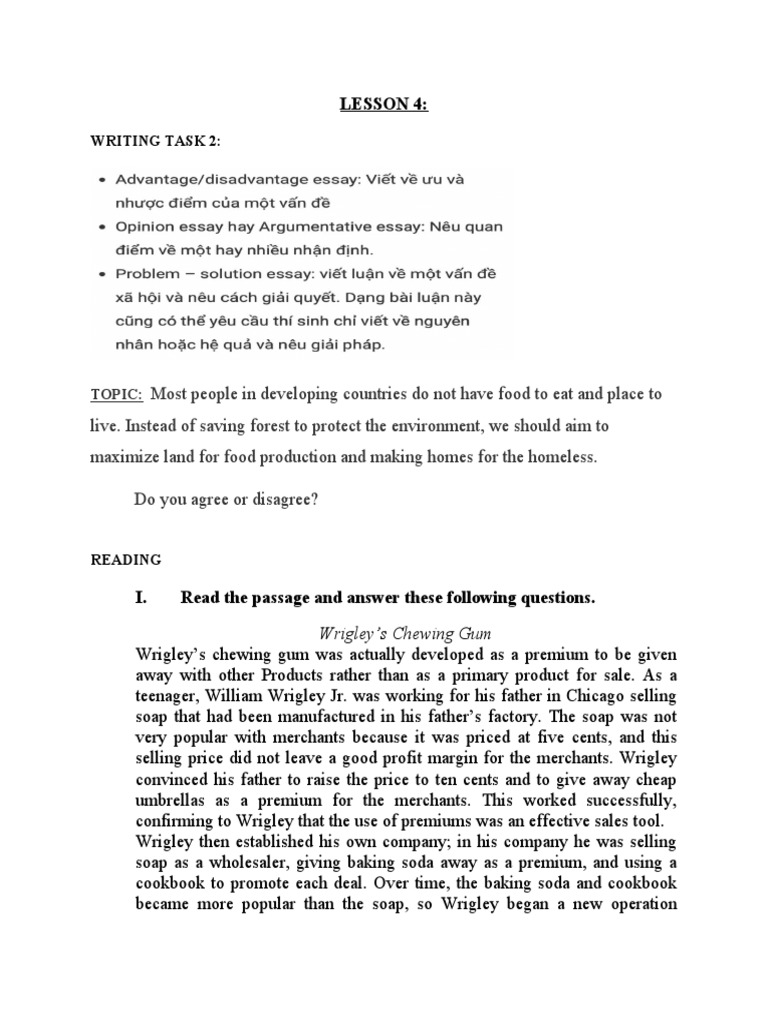 LESSON 4 in Class | PDF