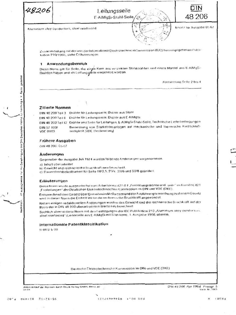 Din 48206-1984 | PDF