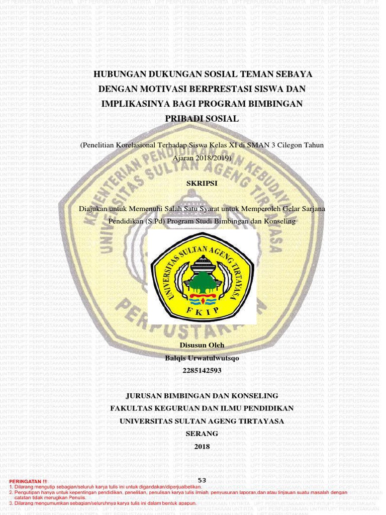 Dukungan Teman dan Motivasi Siswa | PDF | Kesehatan Holistik