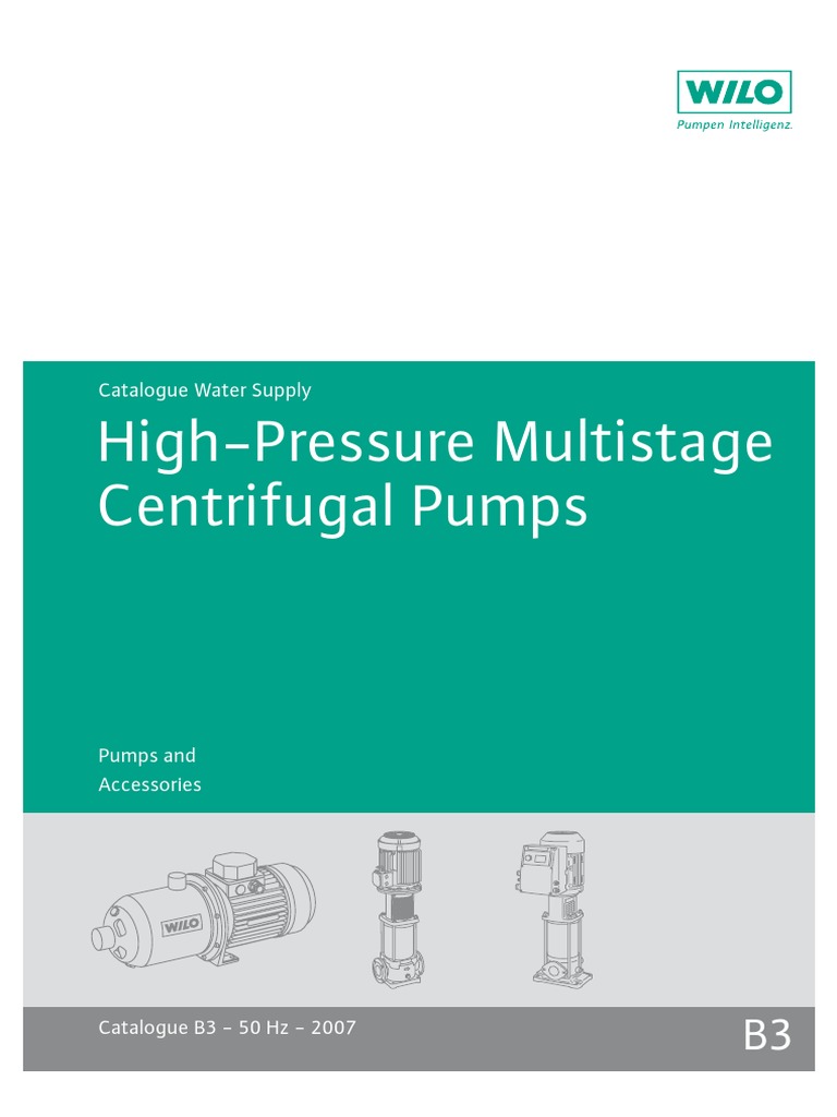 Wilo Pump Catalouge | PDF | Pump | Building Automation