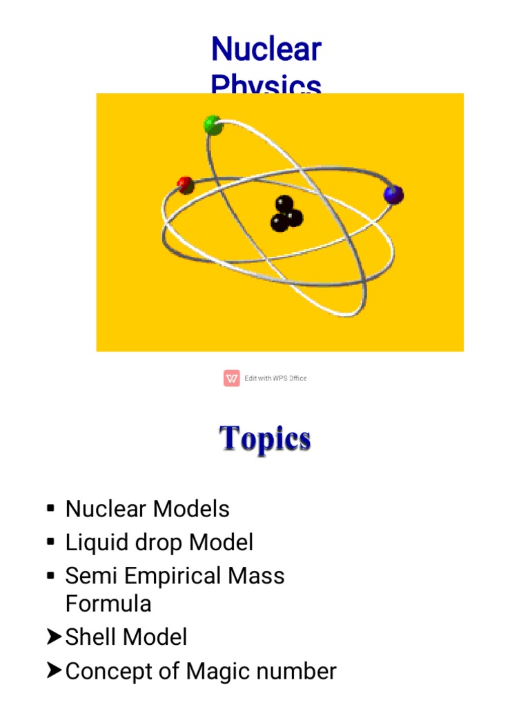 Nuclear Models | PDF | Atomic Nucleus | Nuclear Physics