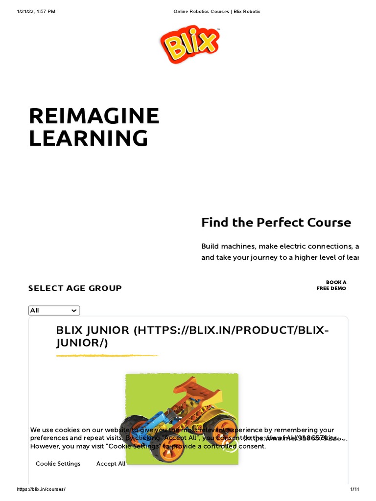 Online Robotics Courses - Blix Robotix | PDF | Http Cookie | Robotics