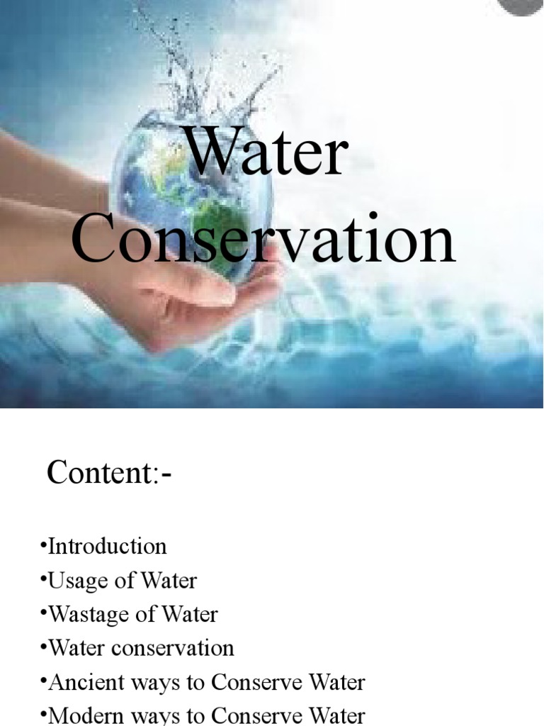 Water Conservation | PDF