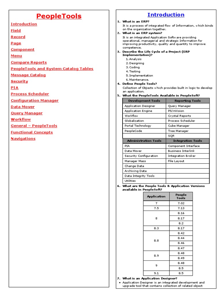 4 PeopleTools | PDF | Database Index | Sql
