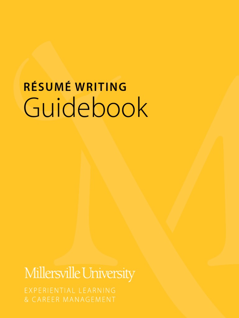 Resume Writing Guidebook | PDF | Résumé