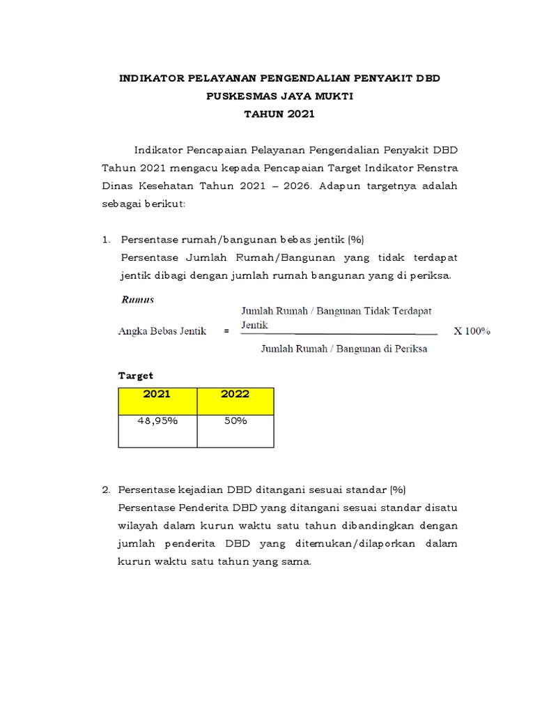 Indikator DBD 21 | PDF