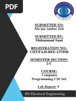 Cse Lab Report | PDF | Area | Integer (Computer Science)