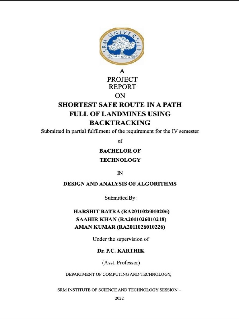 Daa Mini Project | Download Free PDF | Computer Programming ...