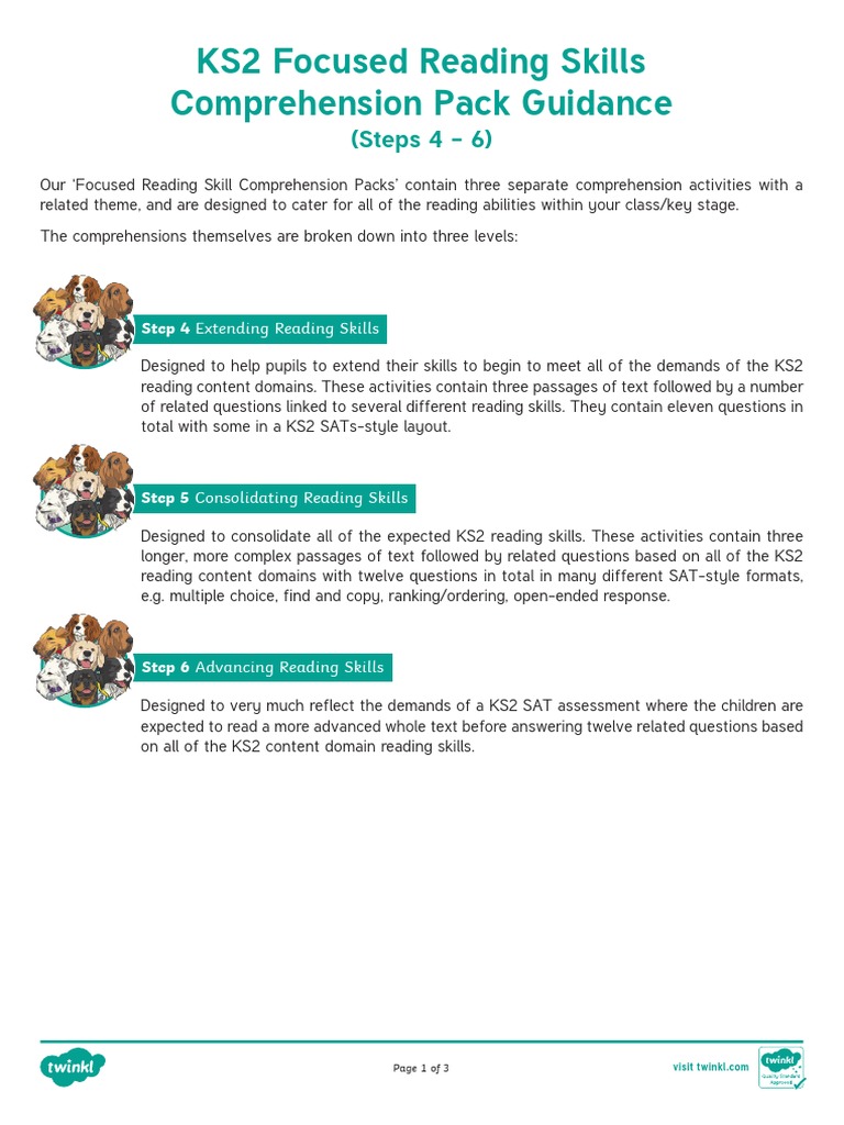 Teacher Guidance - KS2 | PDF | Reading Comprehension | Behavior Modification